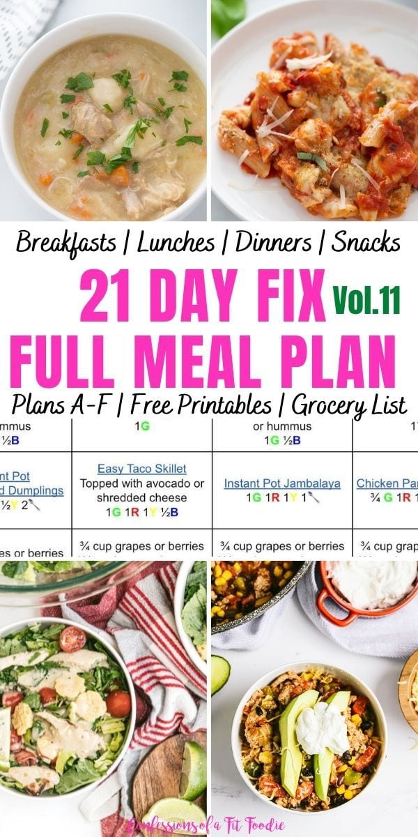 21 Day Fix Meal Plan Vol 11 All Meals All Brackets Free 21 Day Fix Meal Plan Vol 11 All Meals All Brackets Free